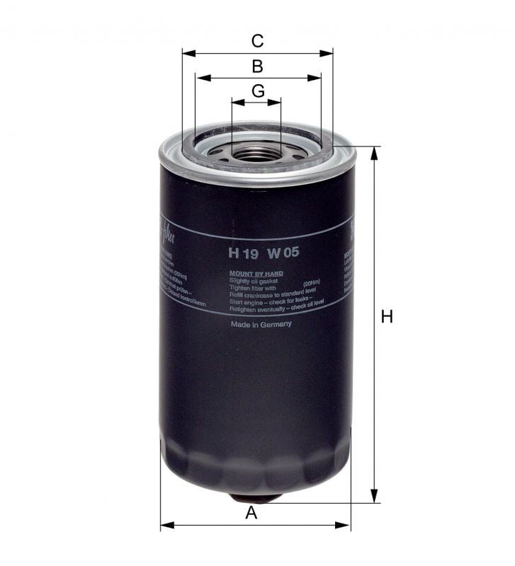 VOLVO PENTA OLJEFILTER 4785974 KAD 42-43-44 - batteri.no