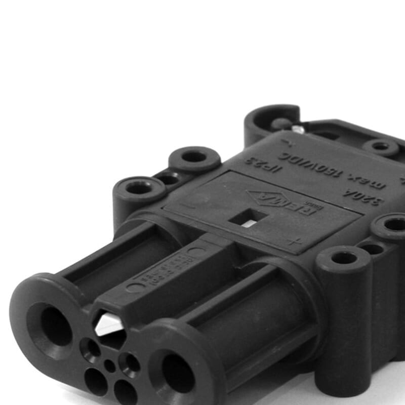 Socket REMA DIN320 / 70mm² grey without handle (HUN) - batteri.no